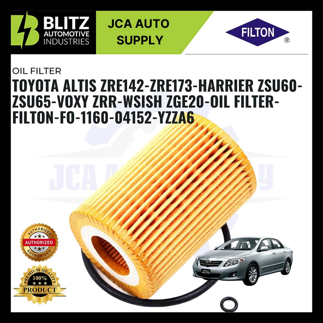 Toyota Altis ZRE142-ZRE173-Harrier ZSU60-ZSU65-Voxy ZRR-Wish ZGE20-Oil Filter-Filton-FO-1160 ...