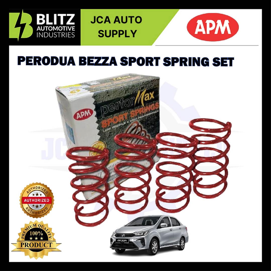 Perodua Bezza Sport Spring Set (APM PERFORMAX) - Blitzcarbon.com