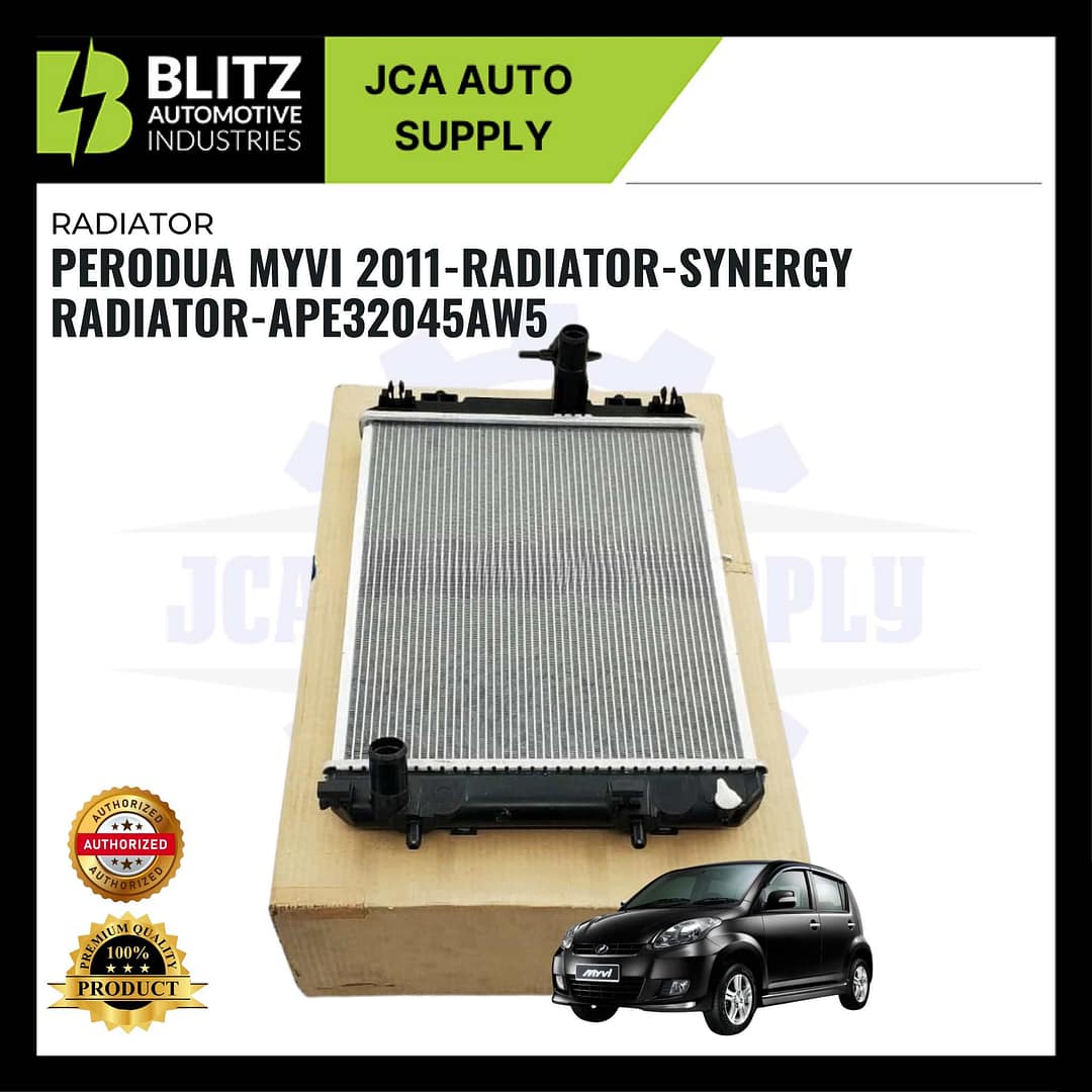 Perodua Myvi 2011-Radiator-Synergy Radiator-APE32045AW5 - Blitzcarbon.com