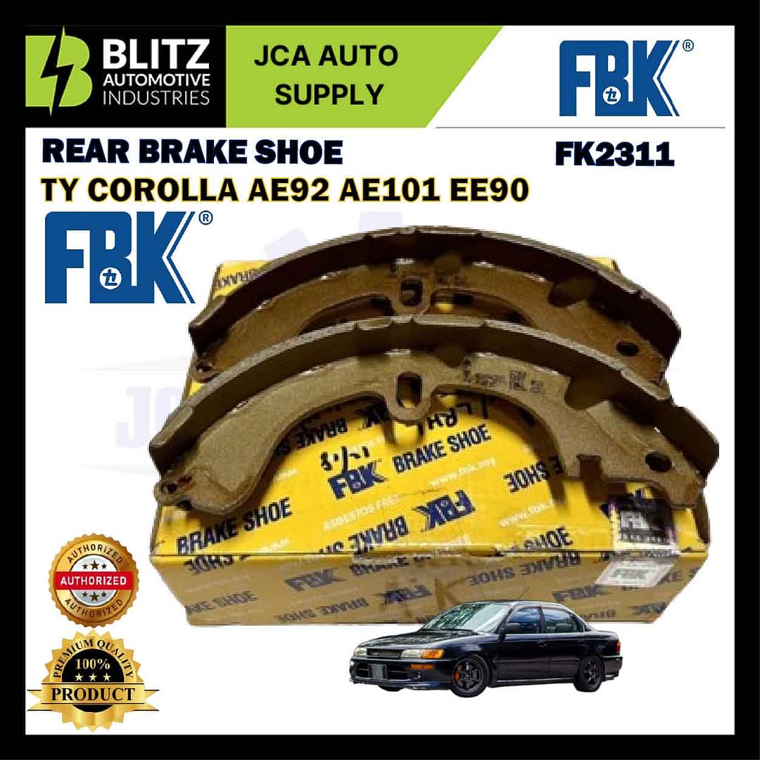 Rear Brake Shoe Set-Toyota Corolla AE92 AE101 EE90-FBK-FK2311 ...