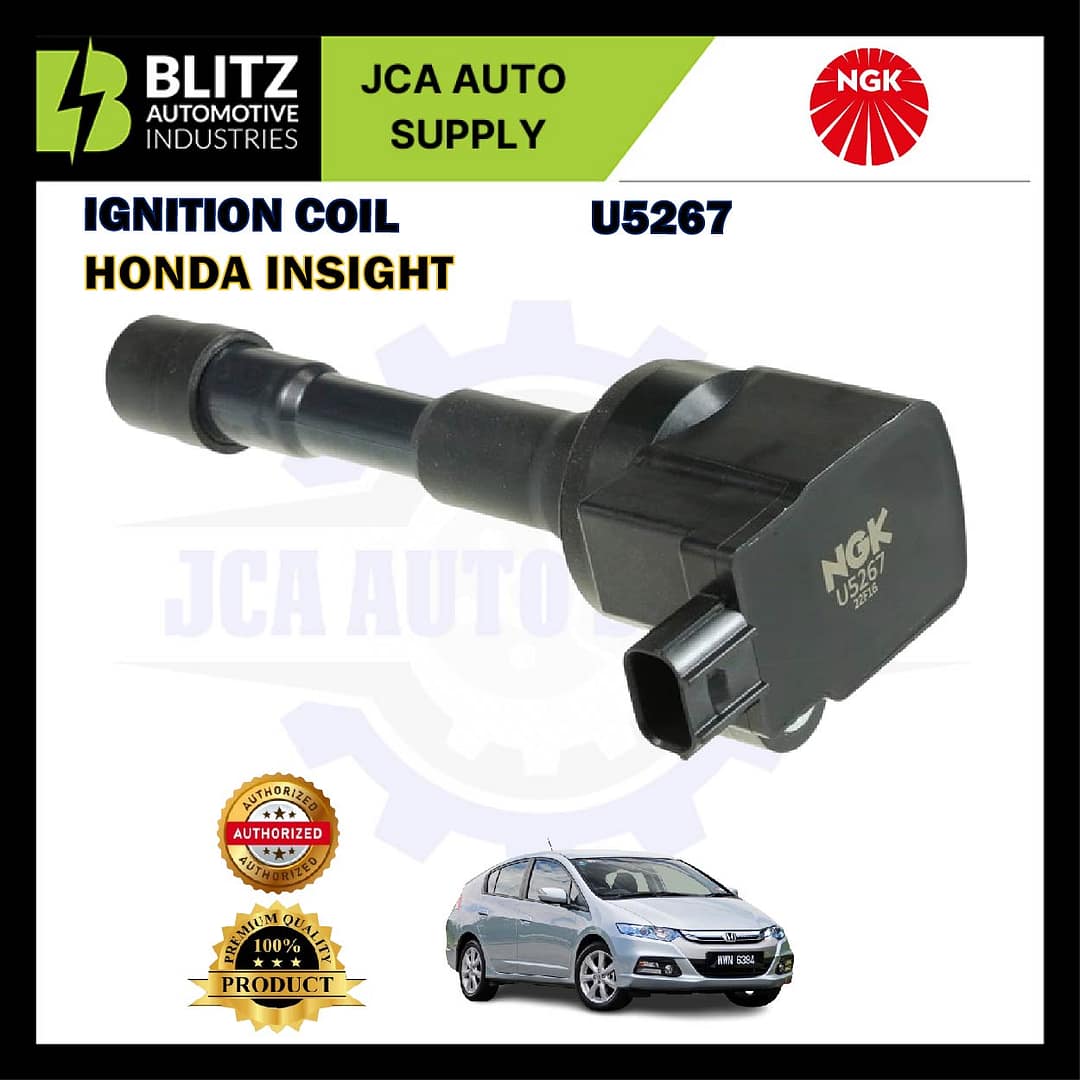 Ignition Coil-Honda Insight (Rear)-CRZ (Rear)-NGK-U5267 - Blitzcarbon.com