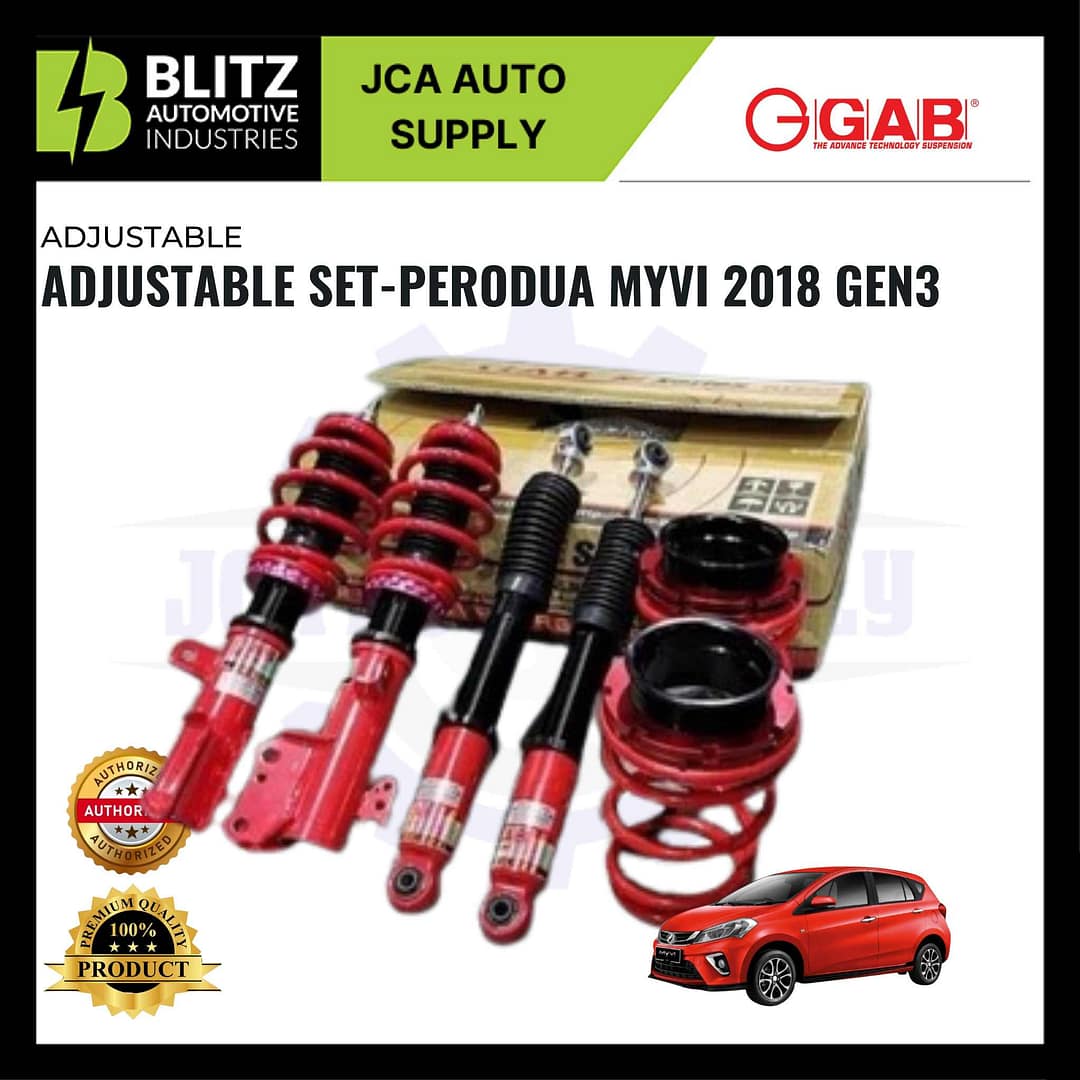 Adjustable Set Hilow Bodyshift-Perodua Myvi 2018 Gen3 - Blitzcarbon.com