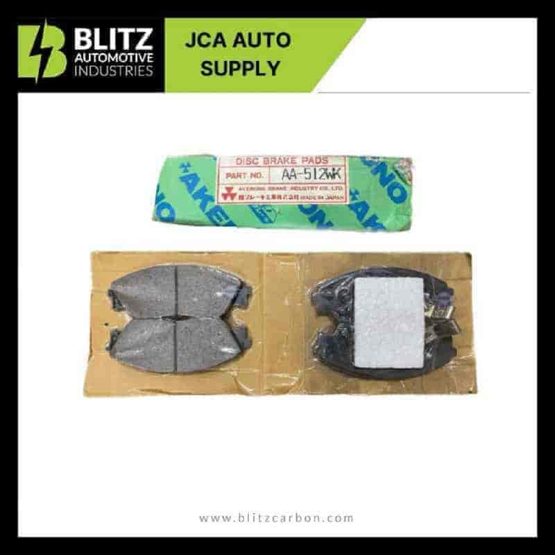 Honda Civic (SH3 & SH4) - VTECH Front Brake Pads - AKEBONO - A-512WK ...