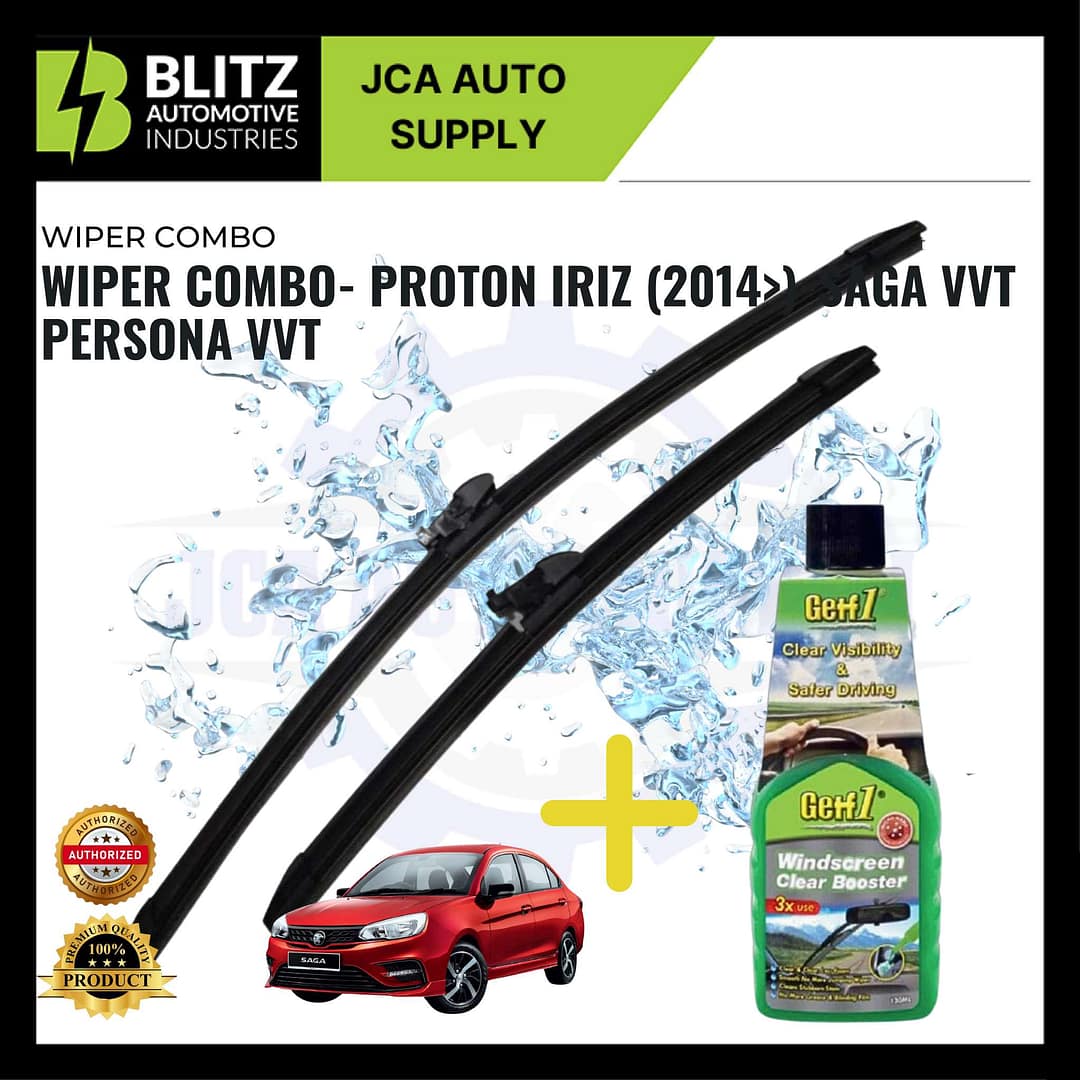WIPER COMBO- Proton Iriz (2014>)-Saga VVT Persona VVT - Blitzcarbon.com