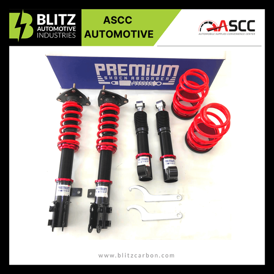 PREMIUM P6 Audi A4 B8 (2008 - 2016) Hilo Softhard 32 Clicks Adjustable Shock Absorber with EDC ...