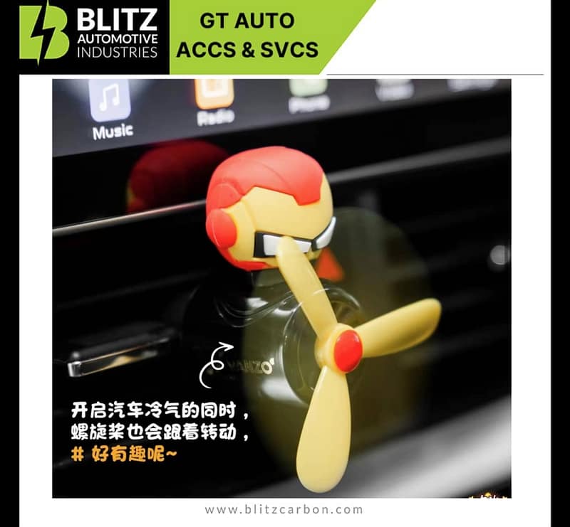 VANZO Marvel Series Car Vent Perfume 4g x 2 (Iron Man) - Blitzcarbon.com