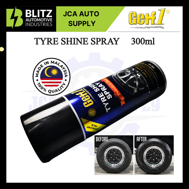 GETF 1 TYRE SHINE SPRAY 300ml - Blitzcarbon.com