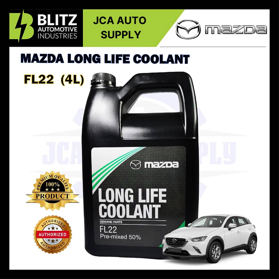 MAZDA Long Life Coolant FL22 ORIGINAL (4 Liters)-Pre-mixed 50% ...