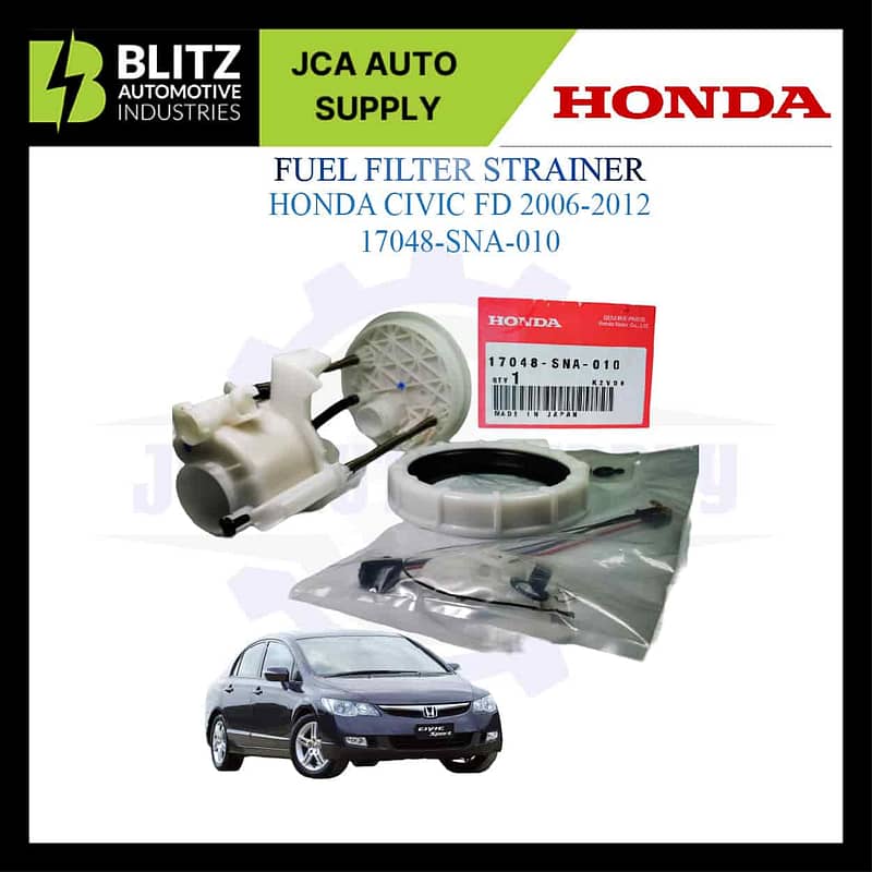 HONDA Fuel Filter Strainer Set ORIGINAL - Honda Civic FD 2006-2012 ...