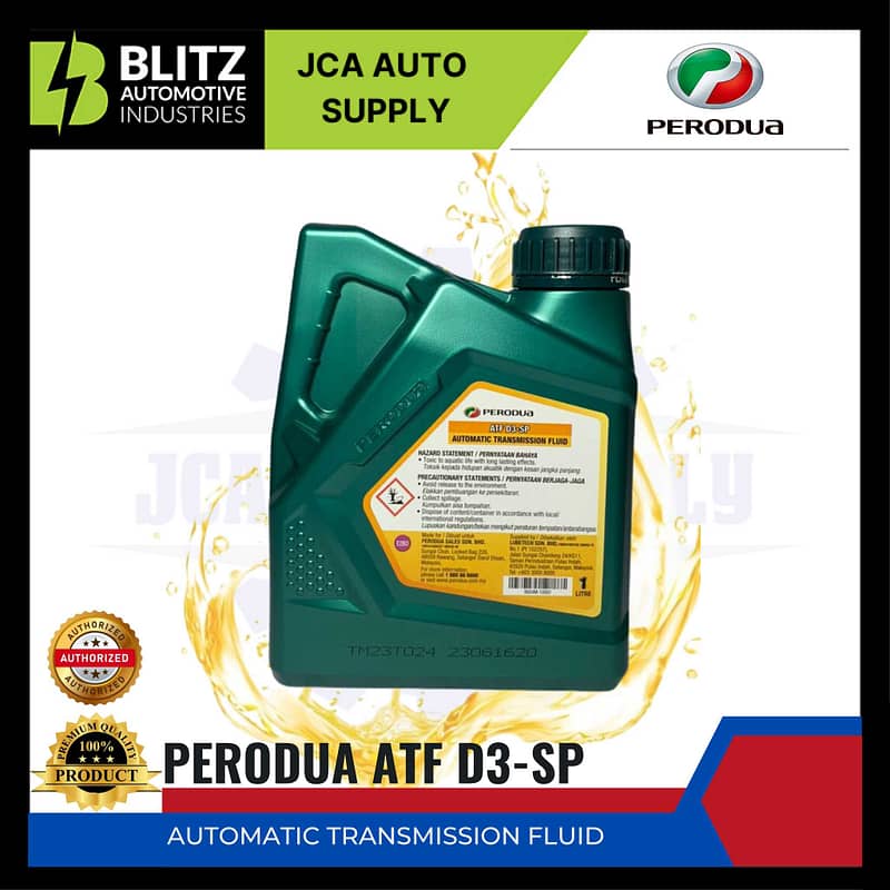Perodua ATF Auto Oil - Perodua D3-SP-1Litre - Blitzcarbon.com