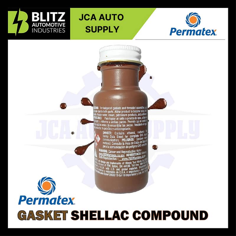 PERMATEX GASKET SHELLAC COMPOUND (59ML) - Blitzcarbon.com