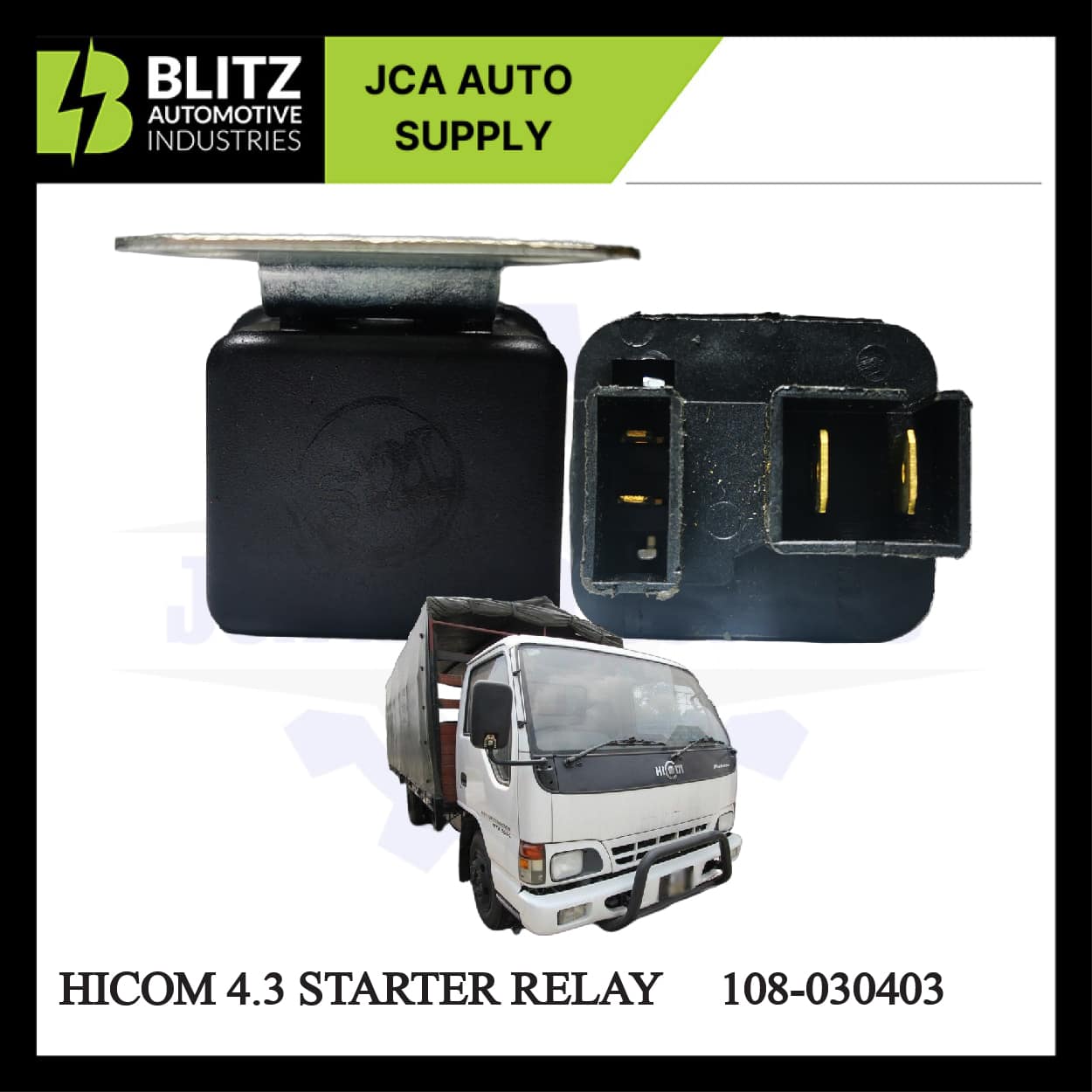 STARTER RELAY - HICOM 4.3 24V - MYK REPLACEMENT - 108-030403 ...