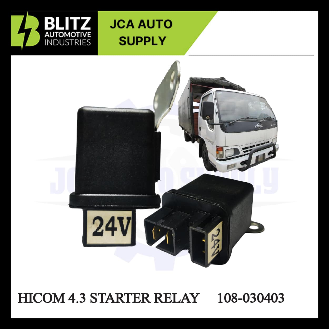 STARTER RELAY - HICOM 4.3 24V - MYK REPLACEMENT - 108-030403 ...