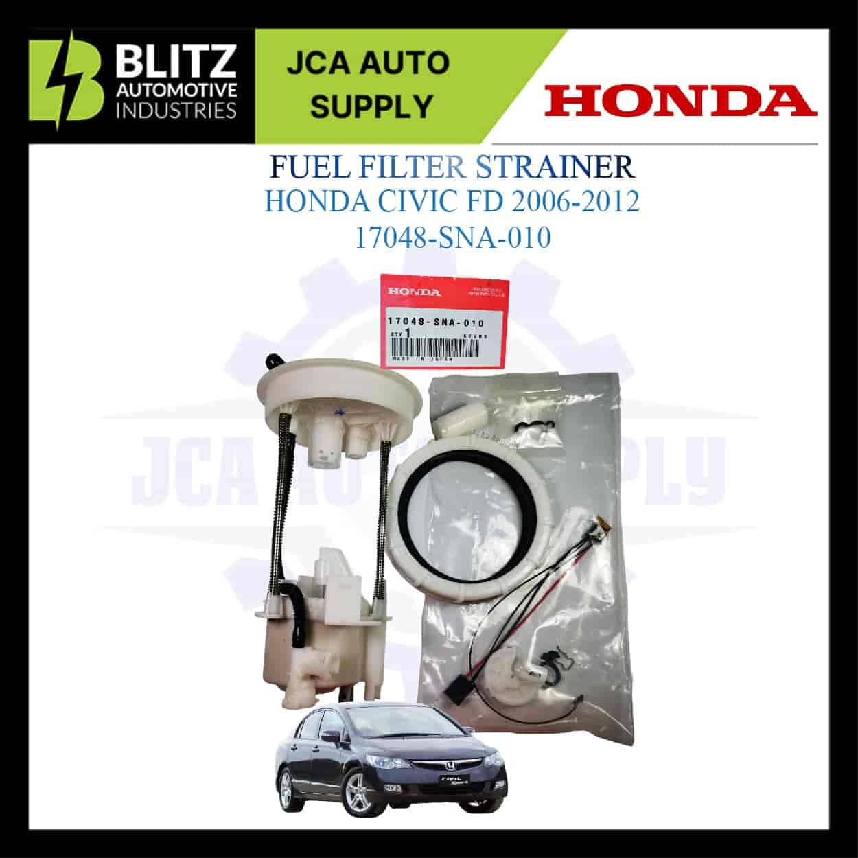 HONDA Fuel Filter Strainer Set ORIGINAL - Honda Civic FD 2006-2012 ...