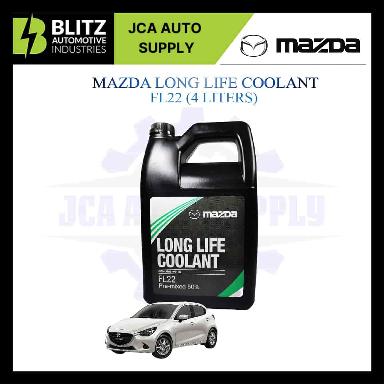 MAZDA Long Life Coolant FL22 ORIGINAL (4 Liters) - Pre-mixed 50% ...