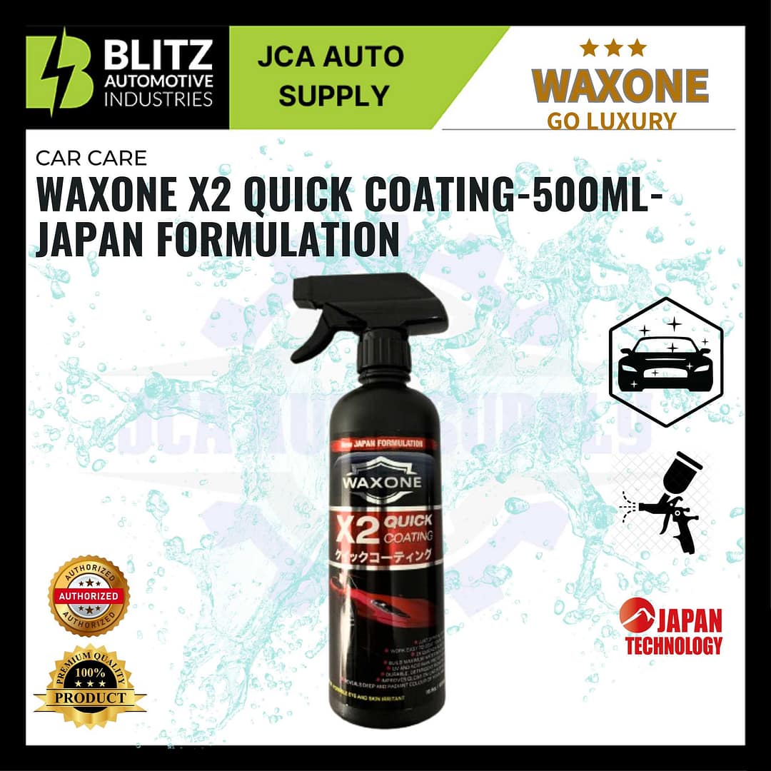 WAXONE X2 Quick Coating-500ml-Japan Formulation - Blitzcarbon.com