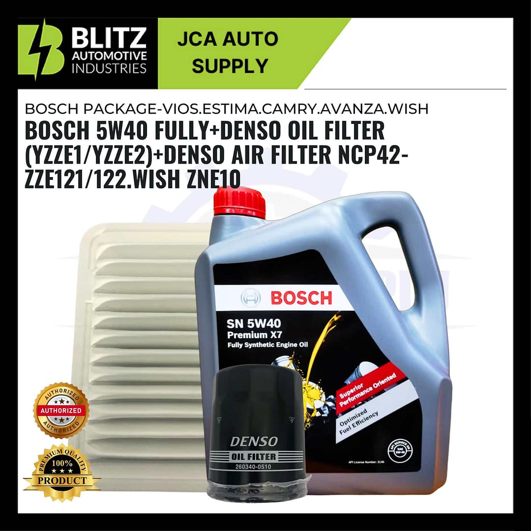 BOSCH Package-Toyota Vios.Estima.Altis.Camry.Avanza.Wish - Blitzcarbon.com
