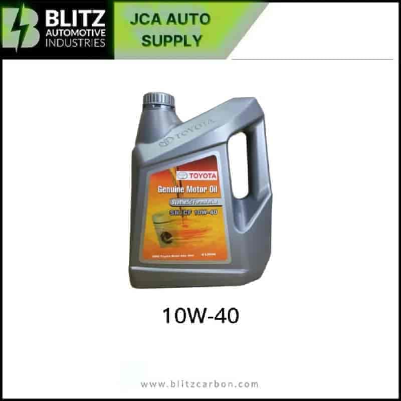 Genuine Toyota 10W40 Semi Synthetic Engine Oil - API SN/CF (4L ...