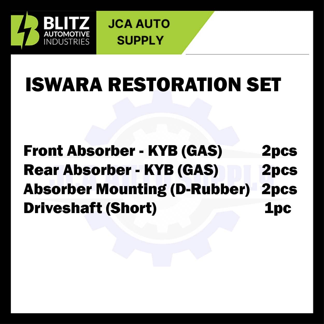 ISWARA RESTORATION SET - Blitzcarbon.com
